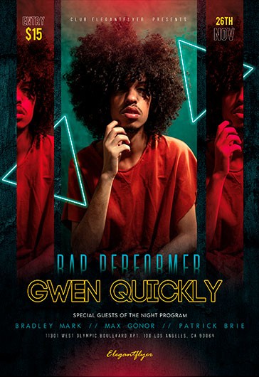 1000+ Free Hip Hop Flyer Templates (PSD) - by ElegantFlyer