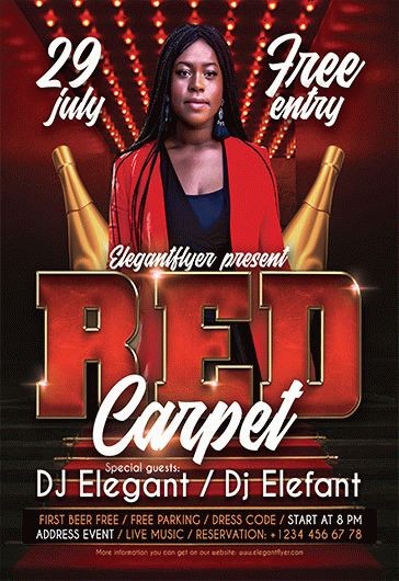 Free Red Flyers | elegantflyer.com