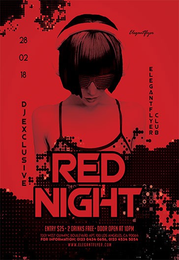 1000+ Free Red Flyer Templates (PSD) - by Elegantflyer