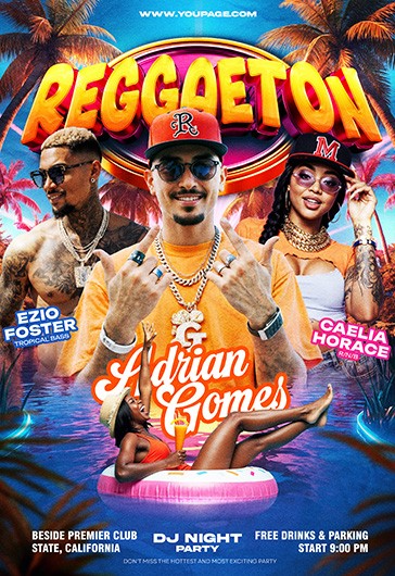 1000+ DJ Poster PSD Templates Available for Free