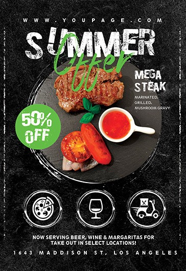 Free Restaurant Flyer Templates | elegantflyer.com