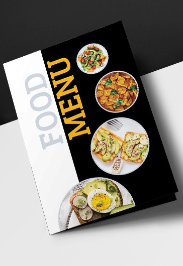 Modelli gratuiti di menu per ristoranti in PSD - di ElegantFlyer