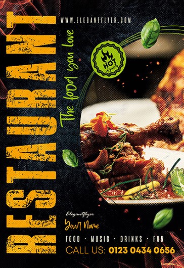 Free Restaurant Flyer Templates | elegantflyer.com