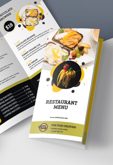 Restaurant Tri-Fold Menu - 10028988 | by ElegantFlyer