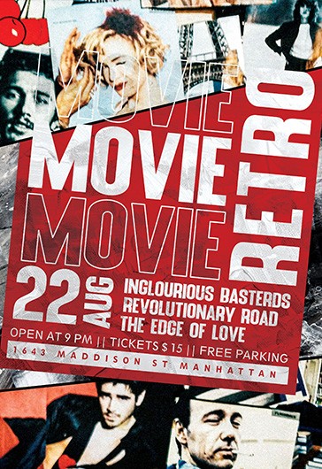 Free Movie Night Flyers | elegantflyer.com