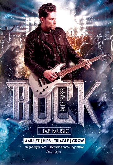 1000+ Free Rock Flyer Templates (PSD) - by Elegantflyer