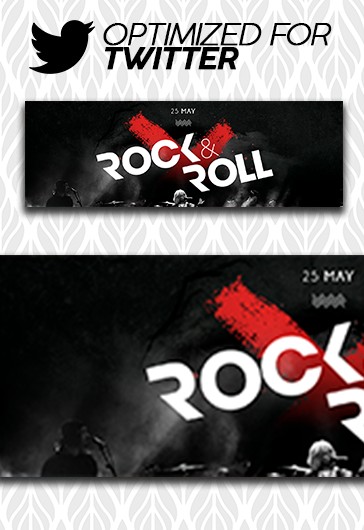 Plantilla de redes sociales PSD Black Creativo Noche de Rock'n'Roll en ...