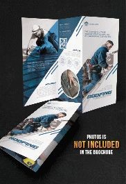 Roofing Contractor - Tri-Fold Brochure PSD Template - 10017782 | by ...