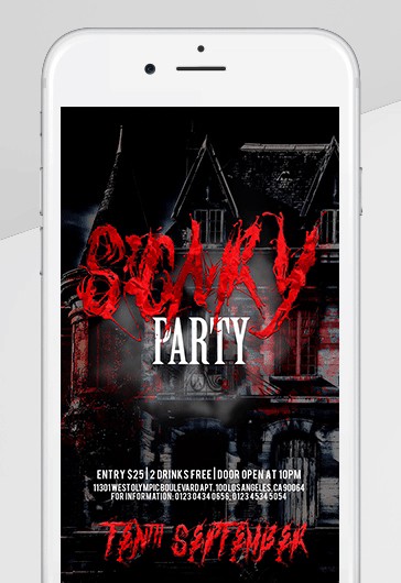 Black Dark Scary Night Premium Instagram Stories Template Animated | by ...