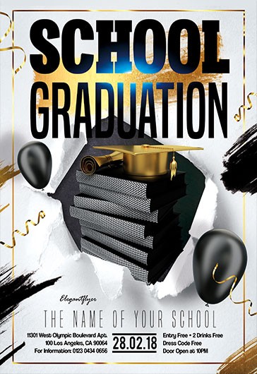 Free Graduation Flyers | elegantflyer.com