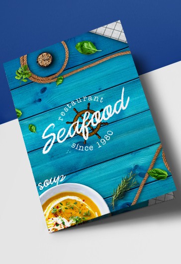 Seafood Restaurant Menu Templates