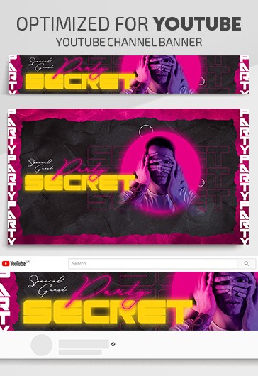 1000+ Original YouTube Channel Banner Templates PSD for Free