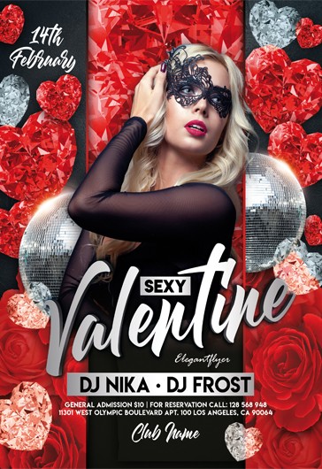 Flyers de la Saint-Valentin gratuits | elegantflyer.com