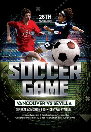 Free Soccer Flyers | elegantflyer.com