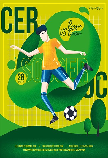 1000+ Free Soccer Flyer Templates (PSD) - by Elegantflyer