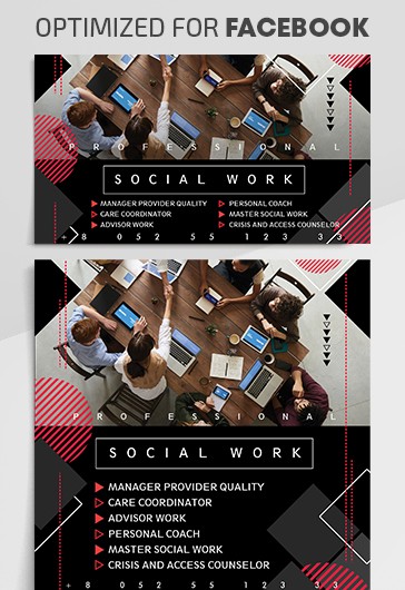 Social Work - Free Facebook Cover Template in PSD + Post + Event cover ...