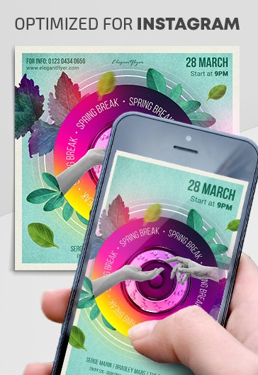Spring Break - Instagram Stories Template in PSD + Post Templates ...