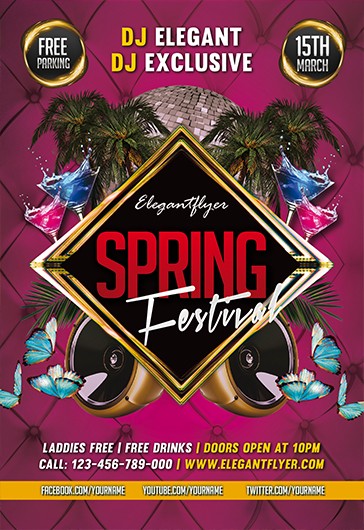 Free Spring Flyers | elegantflyer.com