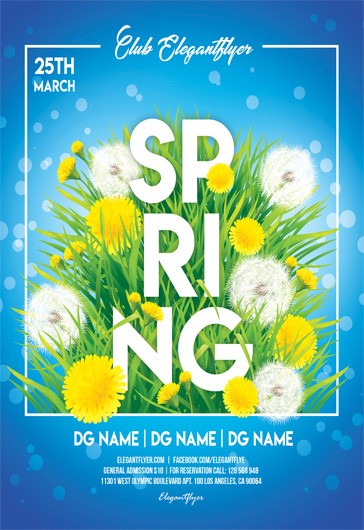 Free Spring Flyers | elegantflyer.com