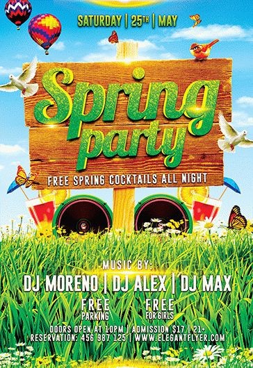 Free Spring Flyers | elegantflyer.com