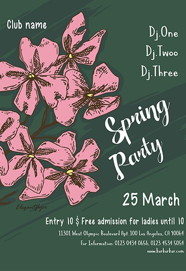 Free Spring Flyers | elegantflyer.com