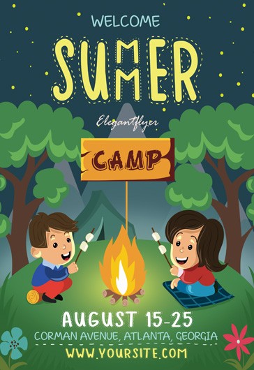 Free Camp Flyers | elegantflyer.com