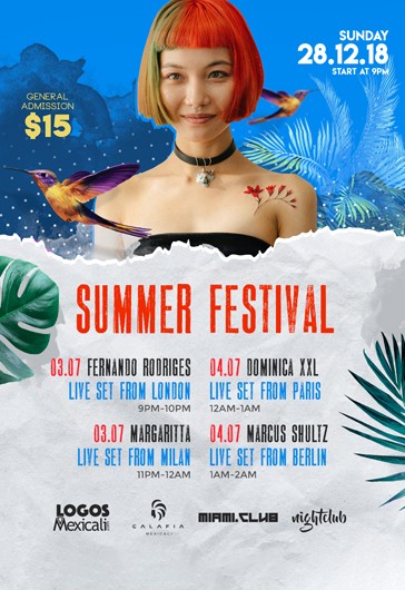 1000+ Free Festival Flyer Templates (PSD) - by Elegantflyer