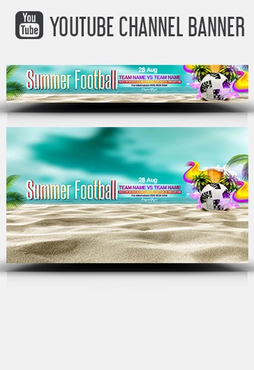 1000+ Templates originais de Banner para Canais do YouTube PSD gratuitos.