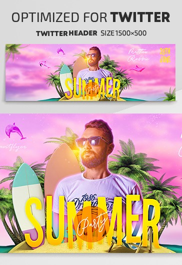 Pink Creative Summer Premium Social Media Template PSD | by Elegantflyer