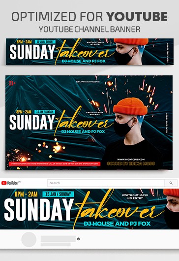 1000+ Original YouTube Channel Banner Templates PSD for Free