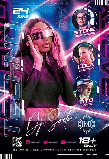 1000+ Modèles de Flyers de Fête Gratuits (PSD) - par Elegantflyer