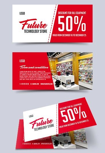 Gift Voucher for Technology Store - 10020476 | by ElegantFlyer