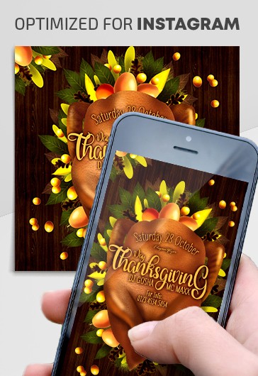 Black Artistic Thanksgiving Turkey Instagram Premium Social Media ...