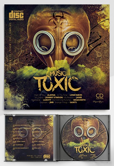 1000+ Modelos Únicos de Capa de CD PSD disponíveis gratuitamente