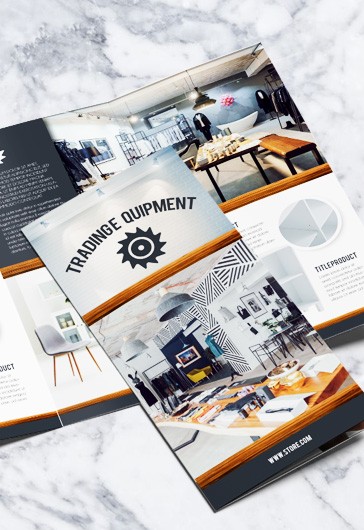 Trading equipment - PSD Tri-Fold Brochure Template - 10022110 | by ...