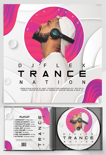 Free CD cover and Album Cover Templates (2025) | Elegantflyer