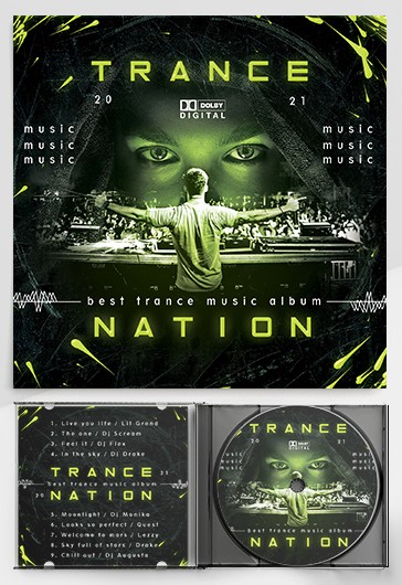 400+ Free CD cover and Album Cover Templates