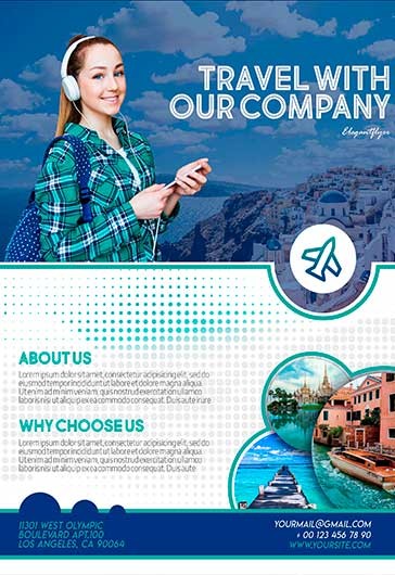 Dépliants de voyage gratuits | elegantflyer.com