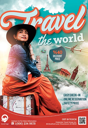 Dépliants de voyage gratuits | elegantflyer.com