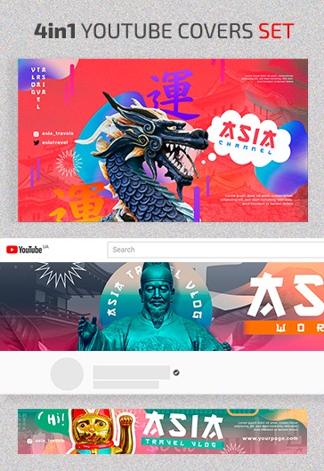 Blue Creative Astrology YouTube Free Social Media Template PSD | by ...