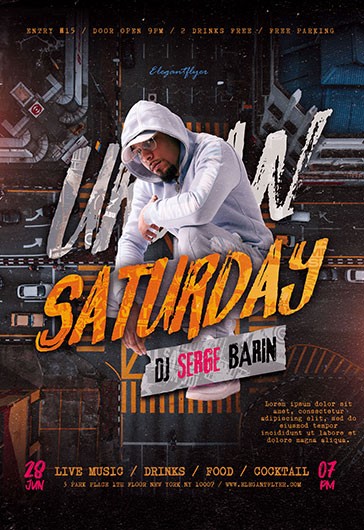 Flyers de DJ Grátis | elegantflyer.com