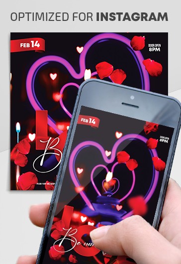 Valentines Day - Free Instagram Stories Template in PSD + Post Template ...