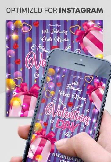 Valentines Day - Instagram Stories Template in PSD + Post Templates ...