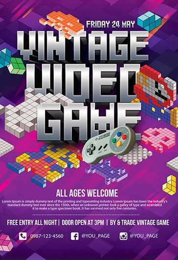 Free Retro Flyers | elegantflyer.com