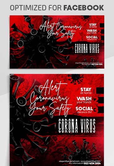 Virus - Free Facebook Cover Template in PSD + Post + Event cover ...