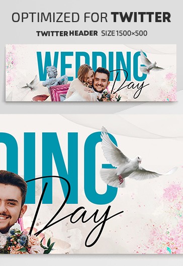 White Simple Wedding Day Premium Social Media Template PSD | by ...