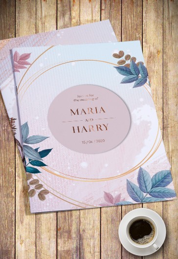 Wedding Invitation – Bi-Fold Brochure - 10022849 | by ElegantFlyer