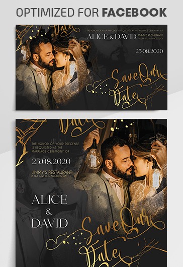 Gray Creative Wedding Invitation Premium Social Media Template PSD | by ...