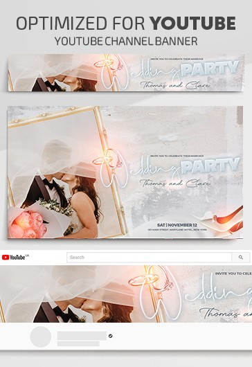 1000+ Templates originais de Banner para Canais do YouTube PSD gratuitos.