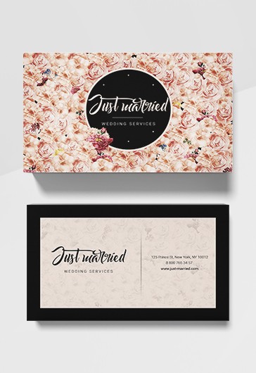 Wedding Services - Premium PSD Business Card Template - 10024937 | by ...